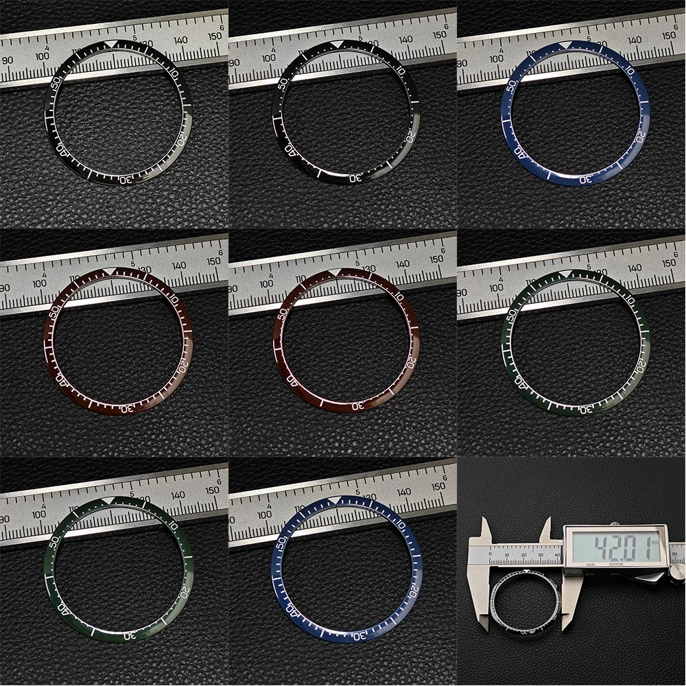 42-35-7mm-Black-Blue-Green-substitute-bezel-sloping-ceramic-Watch ...