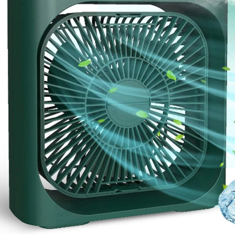 New Desktop Electric Fan Air Cooler Water Cooling Spray Fan Portable ...