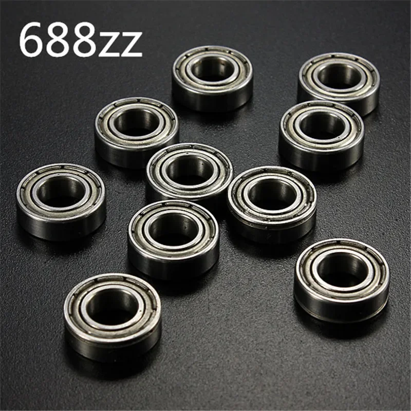 688ZZ-Bearing-10PCS-Set-8x16x5-mm-10x19x5mm-Miniature-688Z-Mini-Ball ...