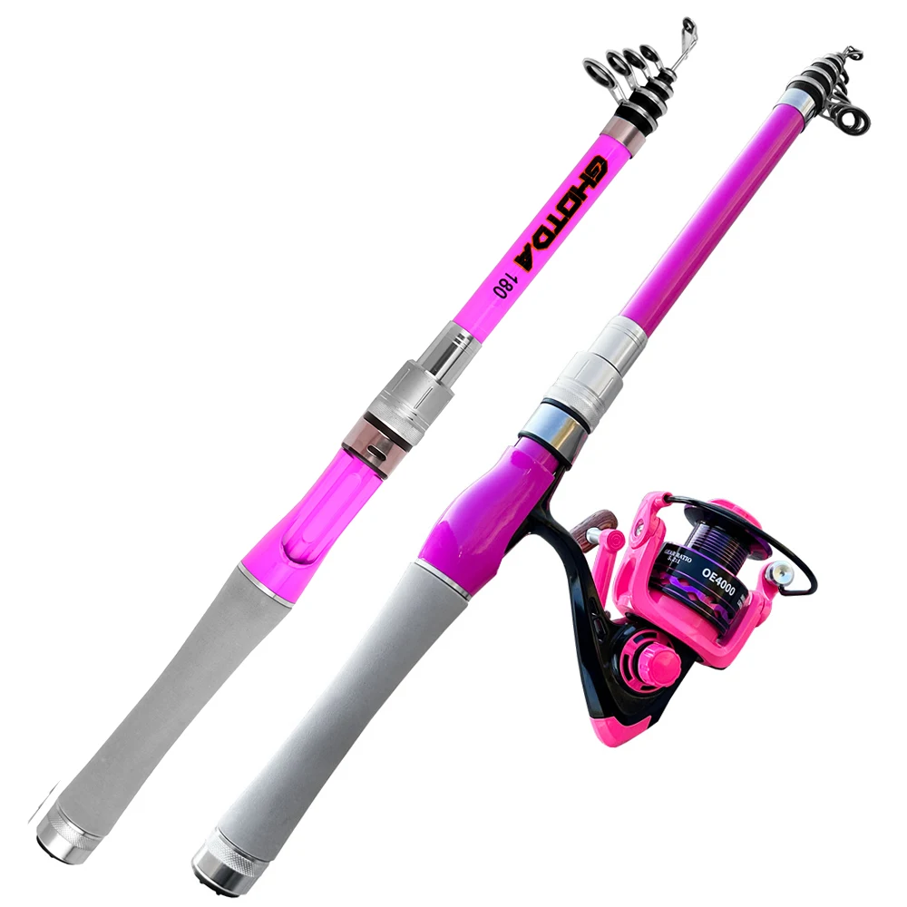 Pink Saltwater Fishing Combo