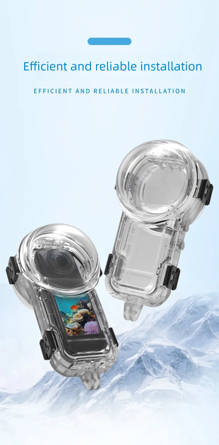Underwater Camera Protection Case Insta360 X5 Waterproof Dive Case ...