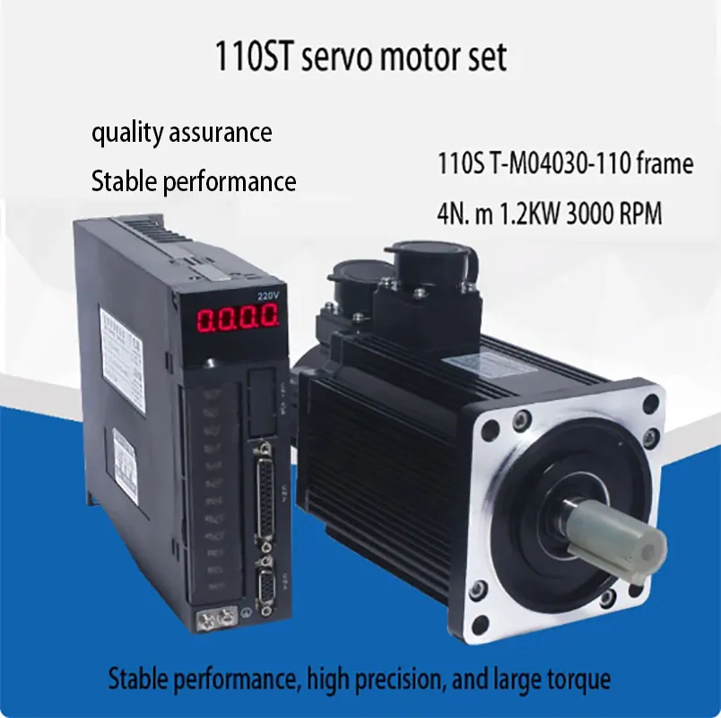 110ST-M04030-AC-servo-motor-set-4N-M-1-2KW-servo-motor-set-with-3000 ...