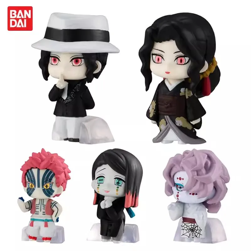 Bandai-Genuine-5Pcs-Gashapon-narabundesu-Akaza-Enmu-Action-Figure-Demon ...