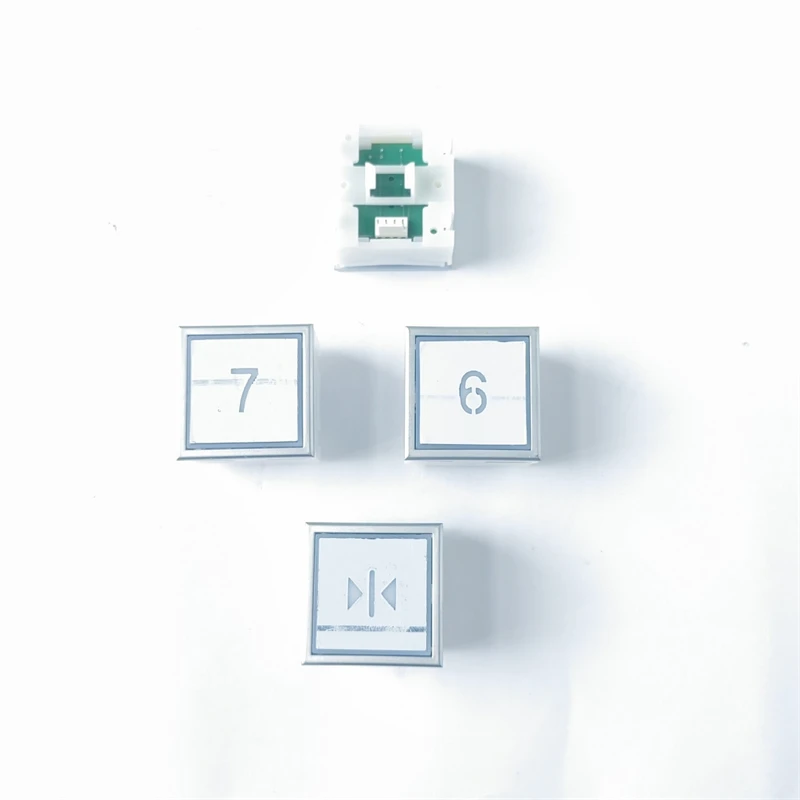 Elevator Push Button MTD283 Without Braille Blue Light - AliExpress 502