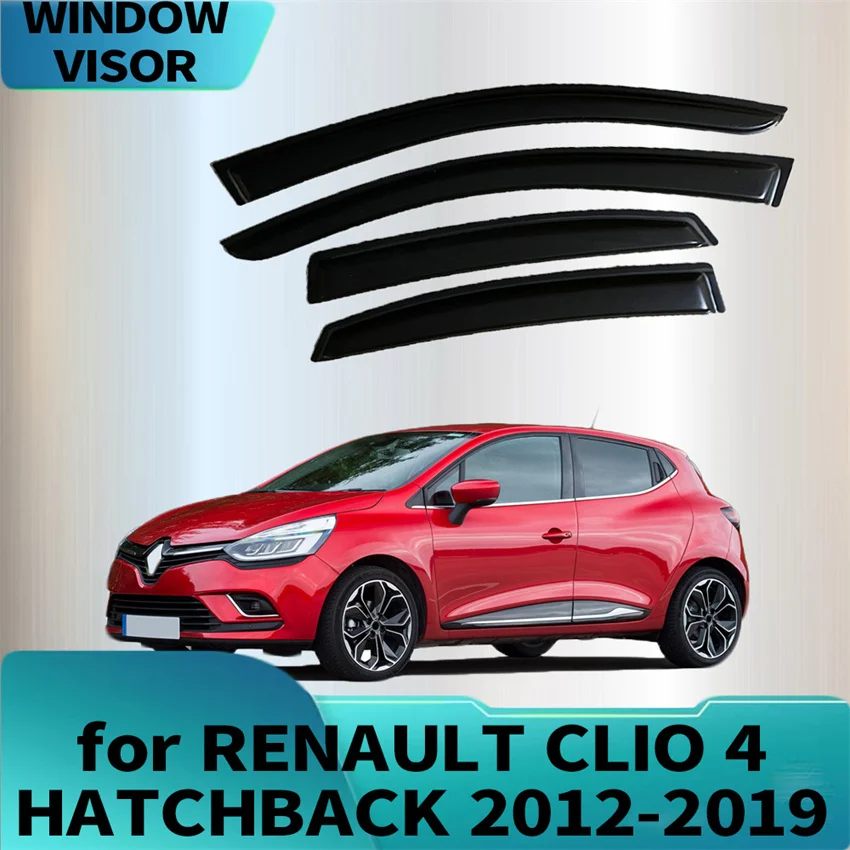Visière de fenêtre pour RENAULT CLIO 4 HATCHBACK WAGON 2012 2013 2014 ...