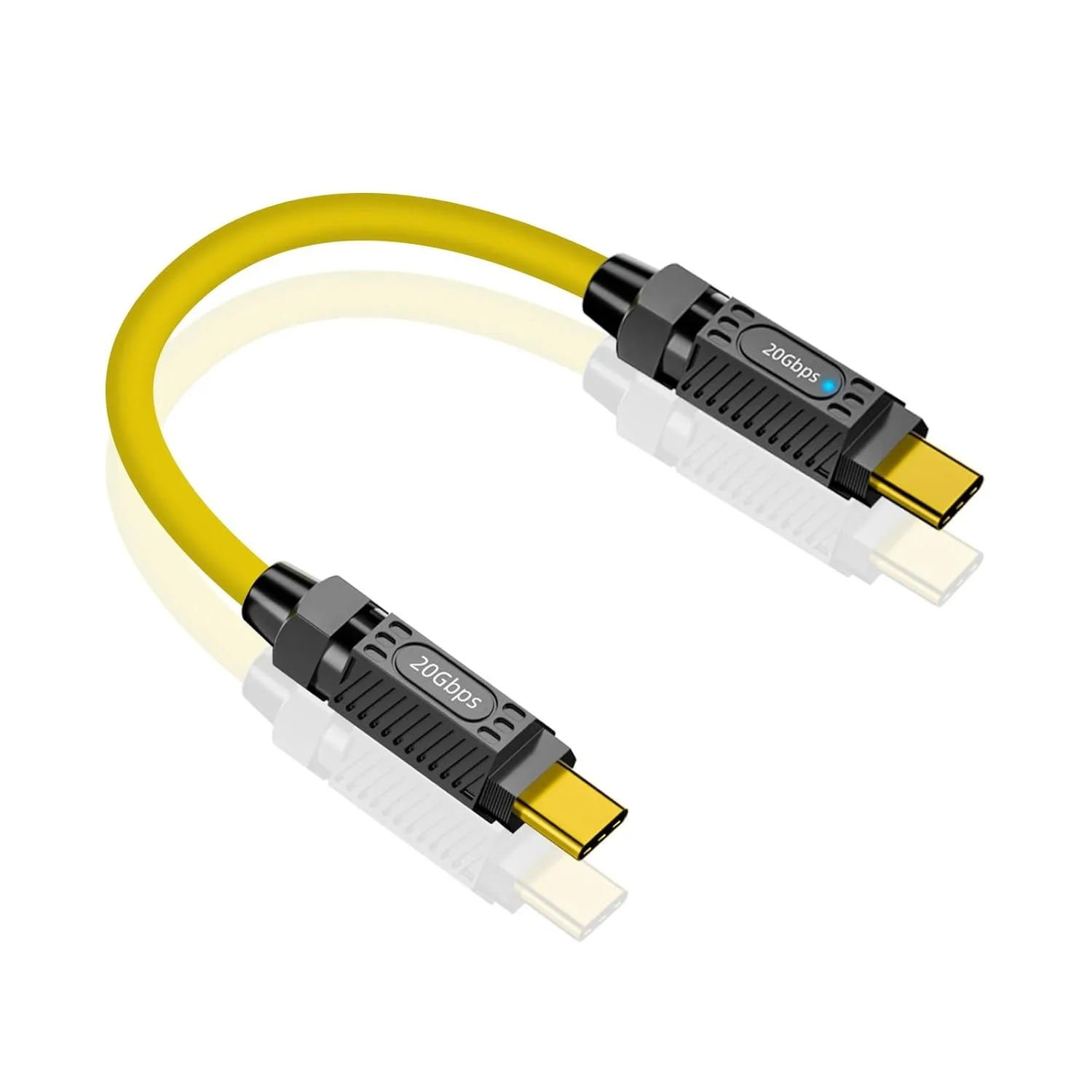 20Gbps USB C Short Data Cable 20cm Type-C 140W Fast Charging Cable with ...