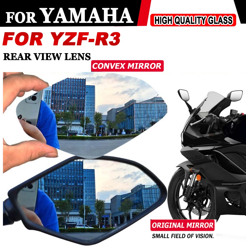 Motorcycle-Convex-Mirror-Increase-Rearview-Mirrors-Side-Mirror-View-Vision-Lens-For-Yamaha-YZF ...