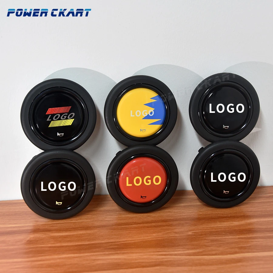 Universal-Car-Sport-Horn-Button-Cap-JDM-Modified-Steering-Wheel-Horn ...