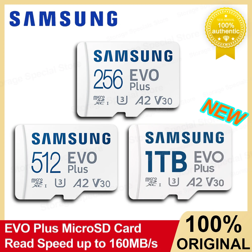 Samsung-EVO-Plus-micro-SD-Card-1TB-High-Speed-up-to-160MB-s-64G-128G ...