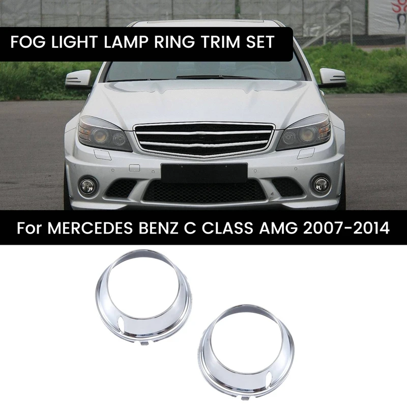 Car-Fog-Light-Lamp-Ring-Trim-Set-Silver-Car-Accessories-2048851774 ...