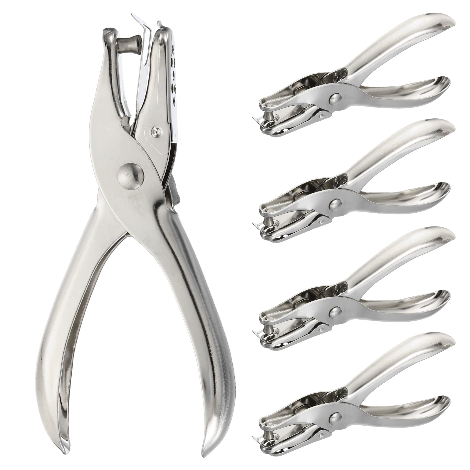 5Pcs-Single-Hole-Punch-8Sheet-Capacity-6mm-Diameter-Hole-Puncher-Hand ...