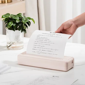 A4 Mini Document Thermal Printer Portable Printer 210mm USB Bluetooth ...