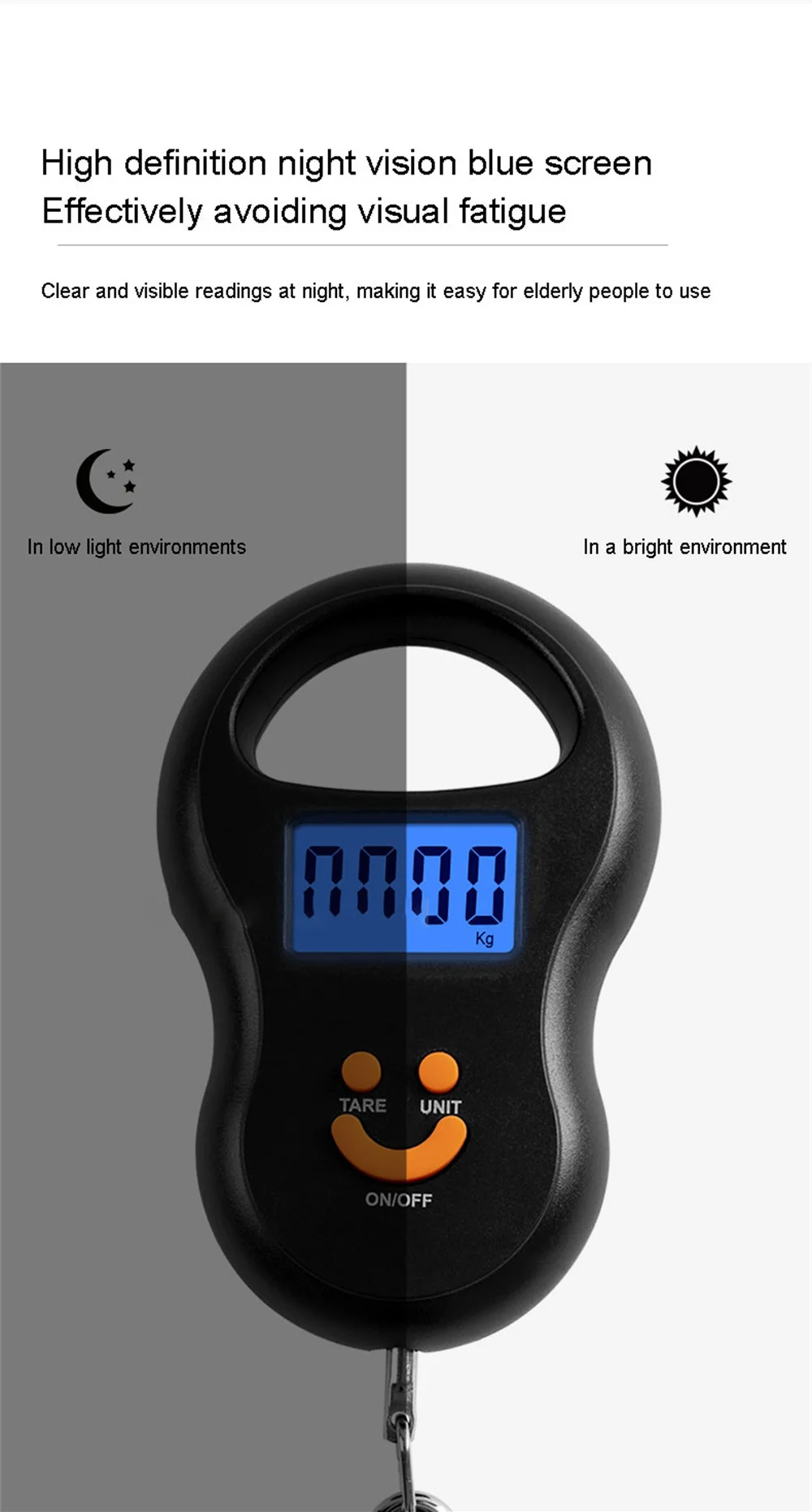 Электронные весы с ЖК-дисплеем, 50 кг, 10 г | AliExpress
