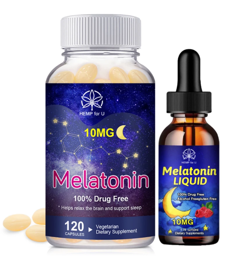 Lukaree-10Mg-Melatonin-Capsule-Better-Sleep-Help-Sleep-Pineal-Hormone ...