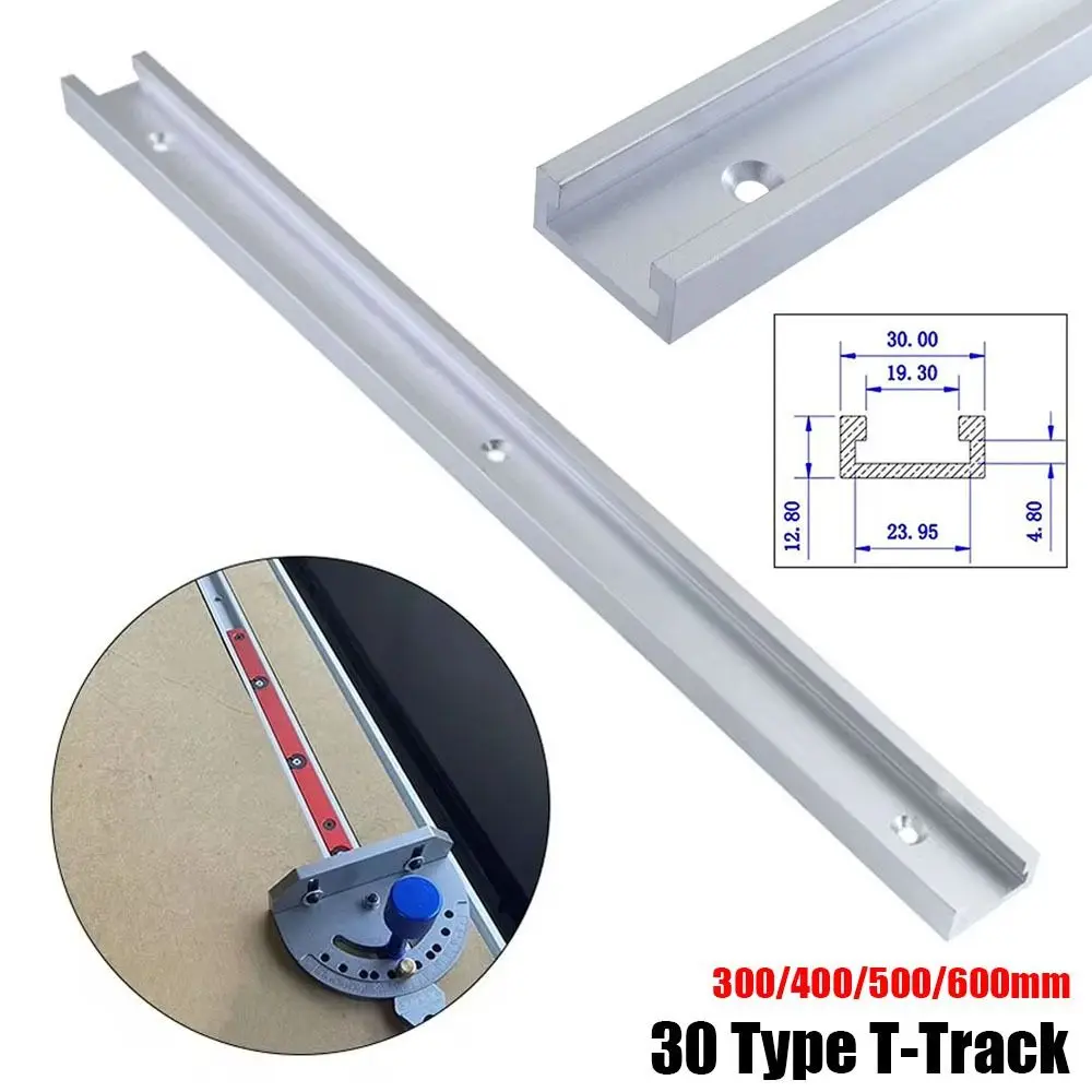 1Pcs Slide Guide Rail T-Track Aluminium Alloy T Slider Fixture Slot ...