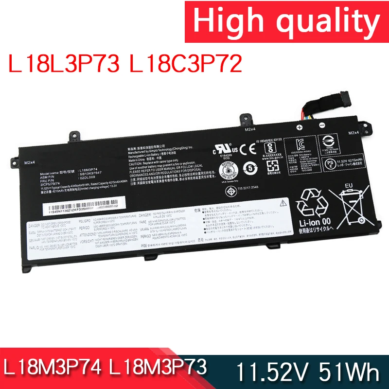 Bater-a-L18C3P72-L18L3P73-L18M3P73-L18M3P74-para-Lenovo-ThinkPad-T14 ...