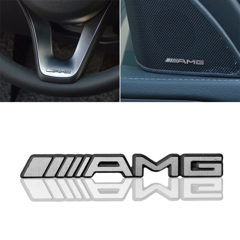 3D-Aluminium-Logo-AMG-Emblem-Auto-Audio-Sticker-Car-Steering-Wheel ...