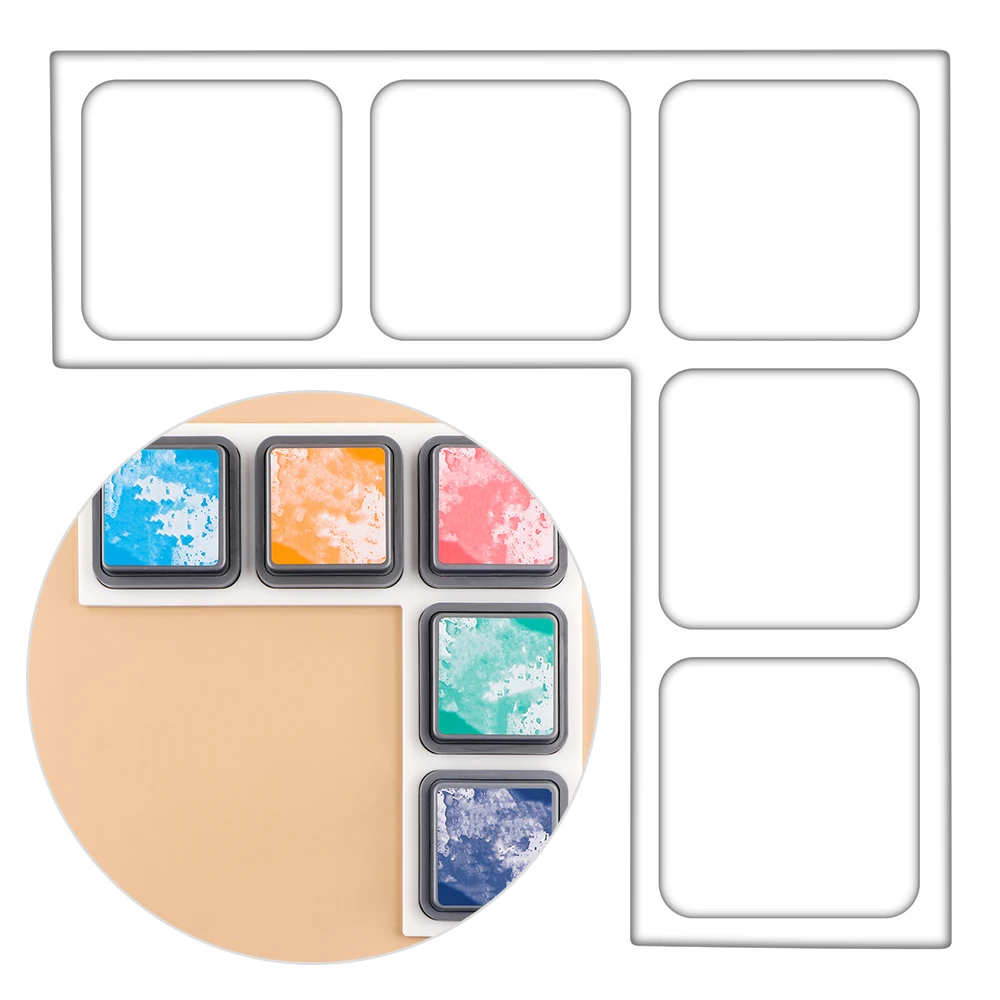 Non-Slip-Silicone-Ink-Pad-Holder-Rectangle-Square-Mini-Ink-Pads-for-Ink ...