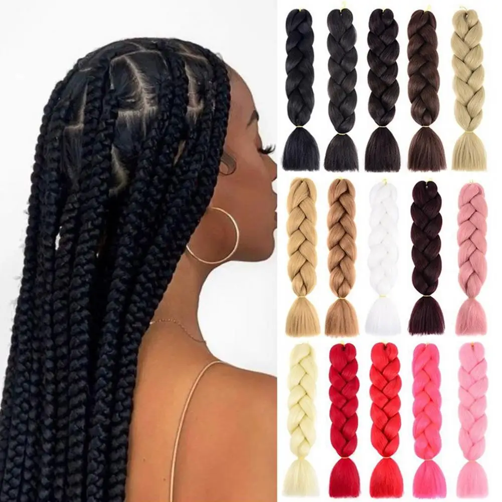 Colorful-Gradient-Color-Braid-Wig-Hip-Hop-Style-Natural-Pigtail-Wig ...