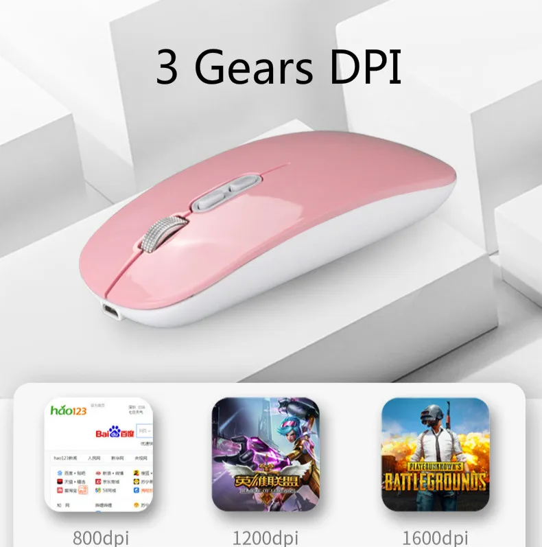 Xiaomi M103 2.4Ghz Wireless Charging Mouse Gamer Office Mouse Wireless ...