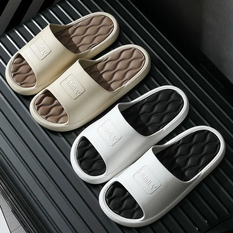 Shit-feeling-slippers-for-men-indoor-home-bathroom-bath-silent-anti ...