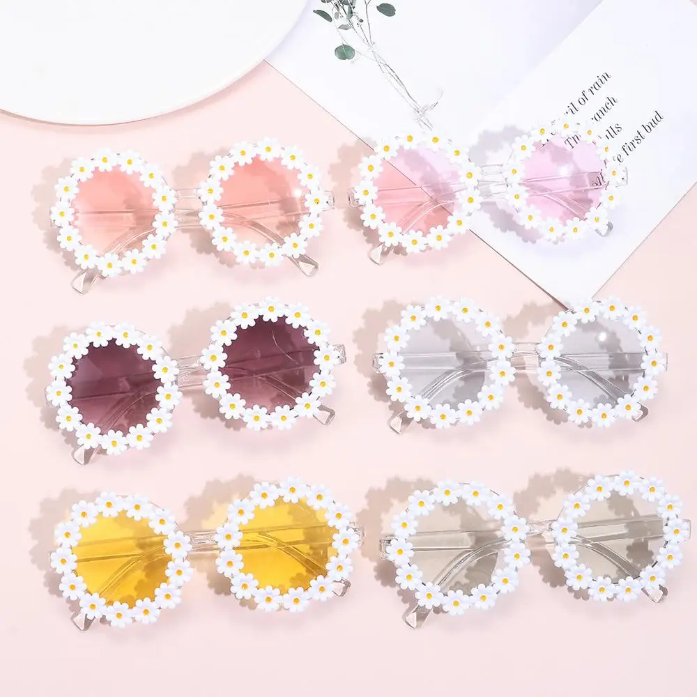 Novel Festival Party Disco Flower Sun Glasses Daisy Sunglasses for ...