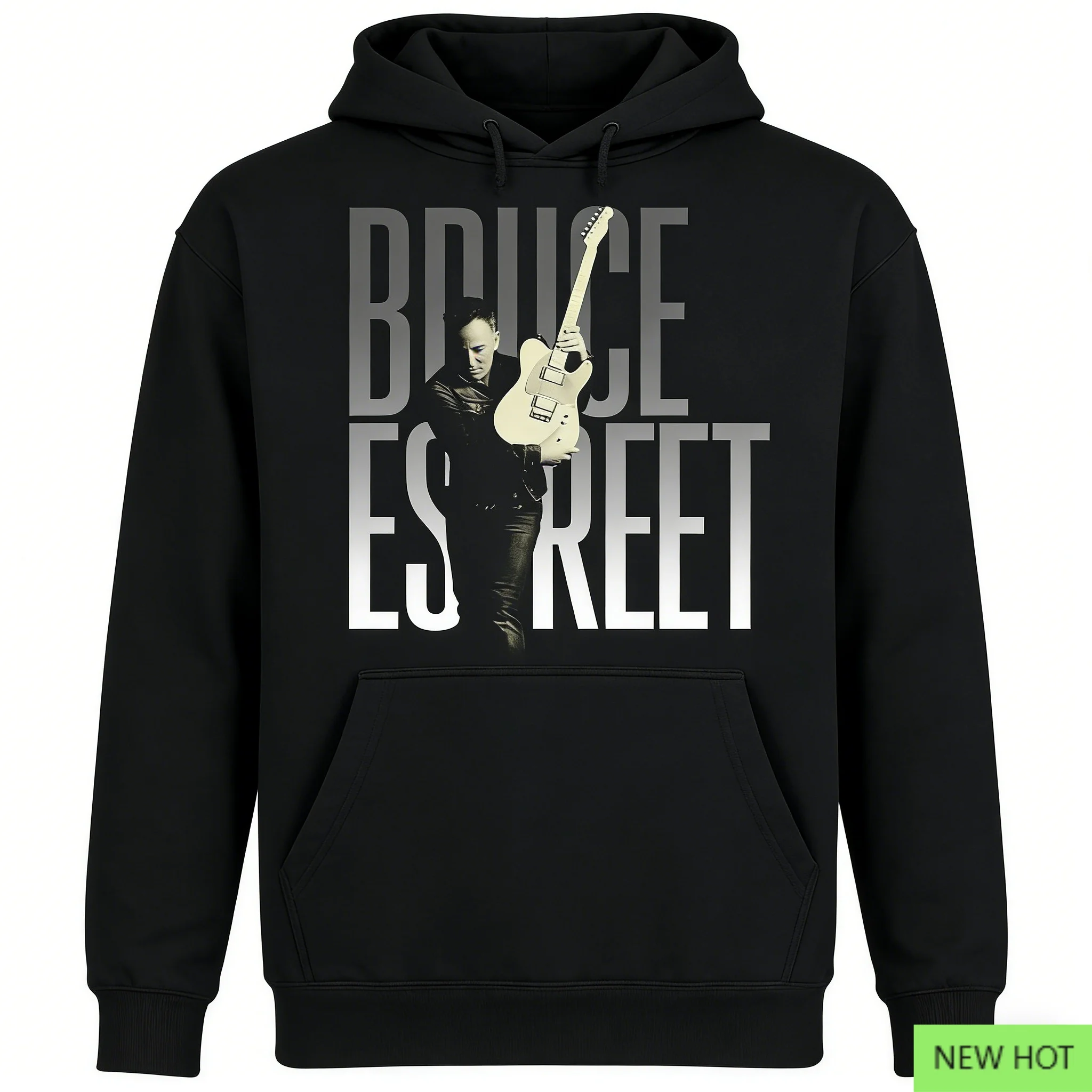 Bruce Springsteen Guitar Hoodie, Rock Sweatshirt, Perfect for Fans Who ...