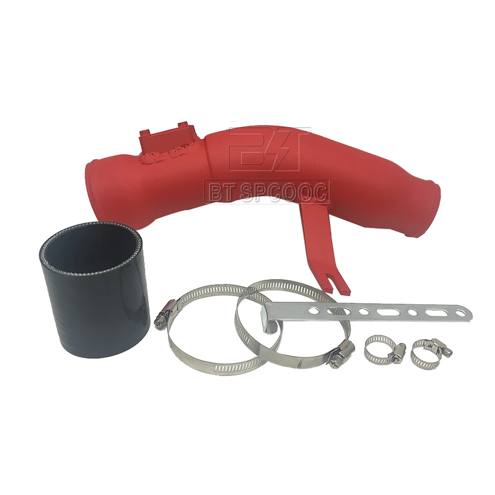 Aluminum Alloy Intake Pipe Cold Air Intake System High Flow Red Intake ...