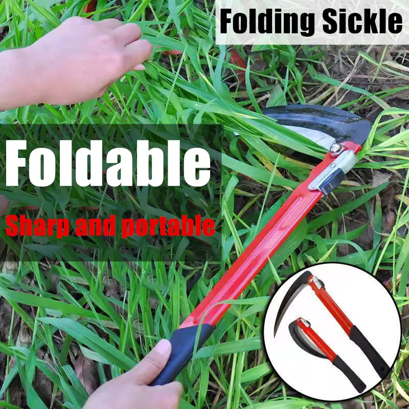 Outil de désherbage à la main pliable faucille agricole récolte de faux ...