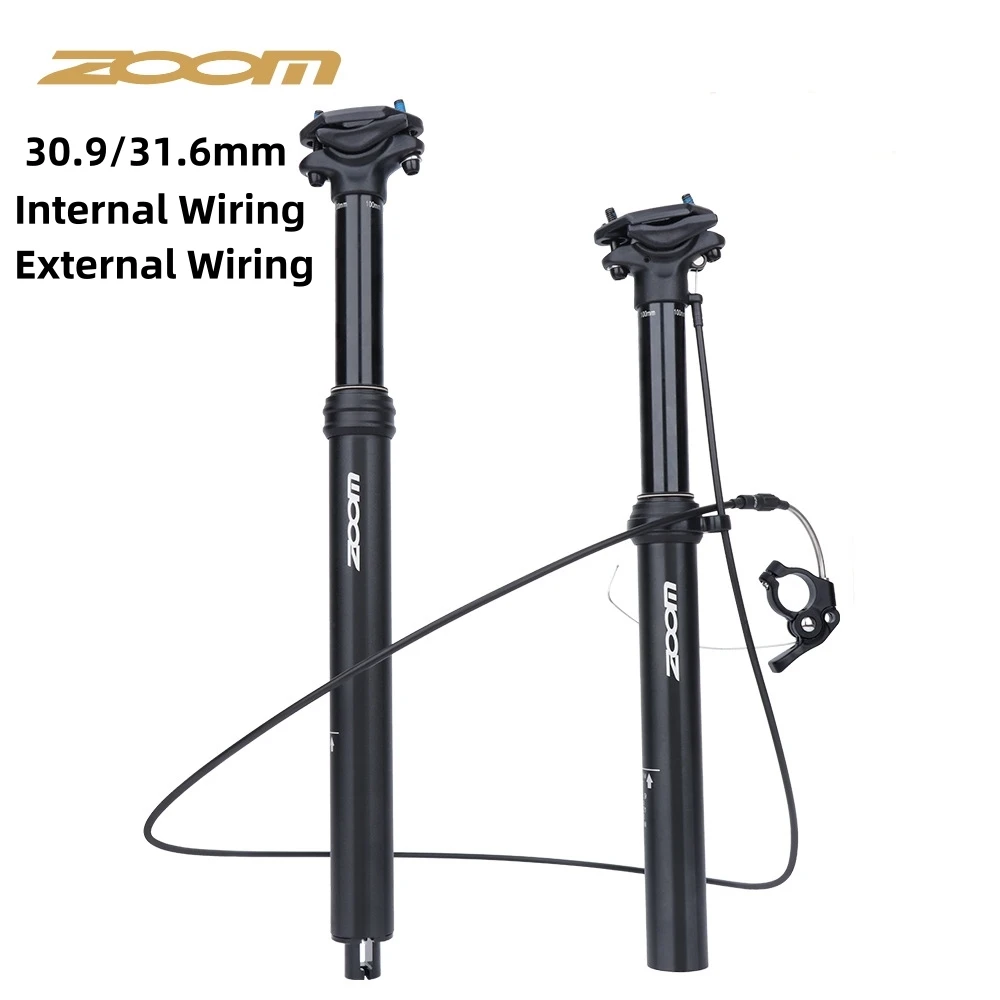 ZOOM-Bicycle-Seatpost-30-9-31-6mm-Internal-External-Wiring-Remote ...