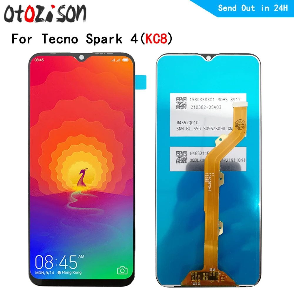 Spark4-LCD-6-52-IPS-For-Tecno-Spark-4-KC8-LCD-Display-Touch-Panel ...