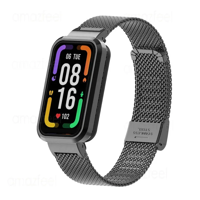 Metal Strap For Redmi Band Pro Smart Watch Accessories Stainless Steel ...