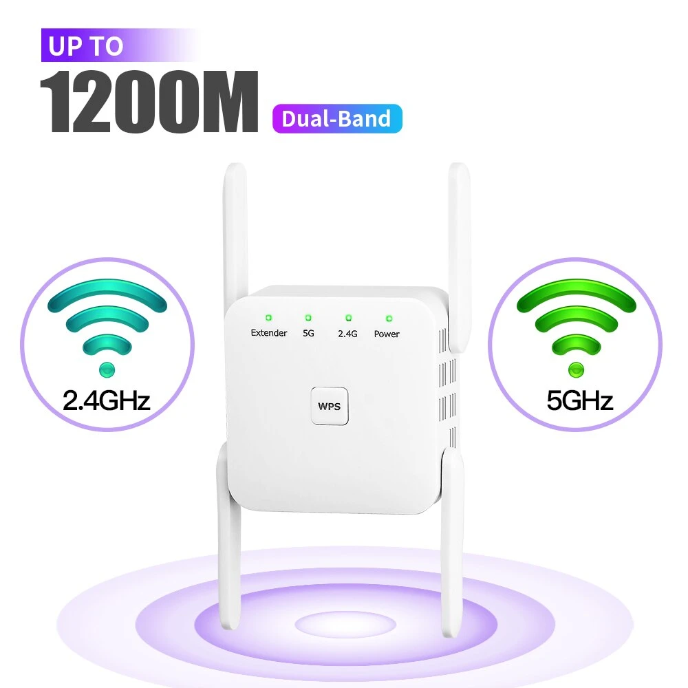 1200 MBit/s 5GHz WLAN Repeater 2,4g 5GHz WLAN Signal verstärker Extender Router Netzwerk WLAN ...
