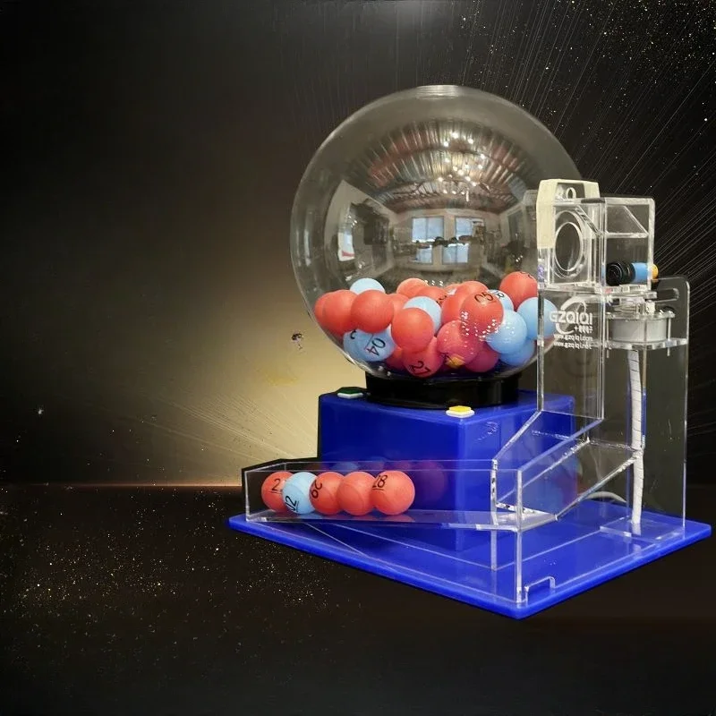 Double-color-ball-lottery-machine-lottery-machine-electronic-turntable ...