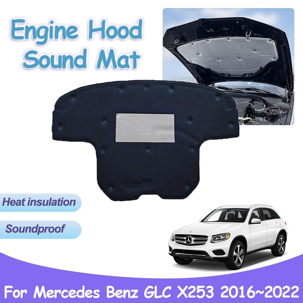 For-Mercedes-Benz-GLC-X253-C253-250d-2016-2022-Car-Engine-Hood-Sound ...