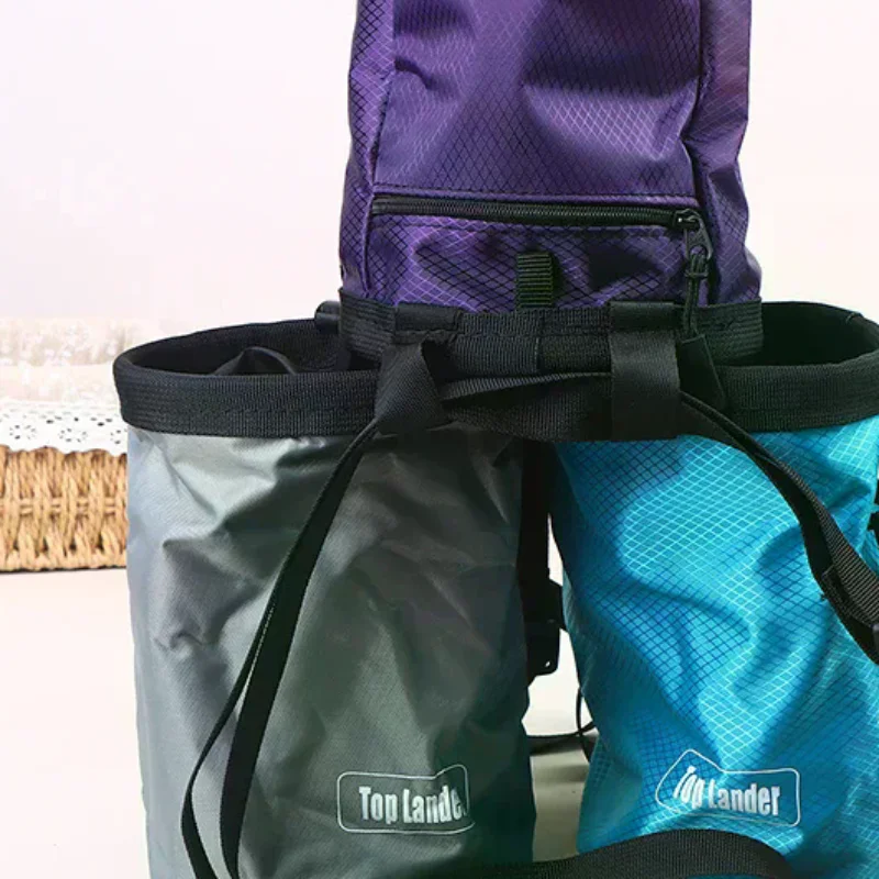 Magnesia Sack Rock Climbing Chalk Bag Waterproof Pocket For Weight ...
