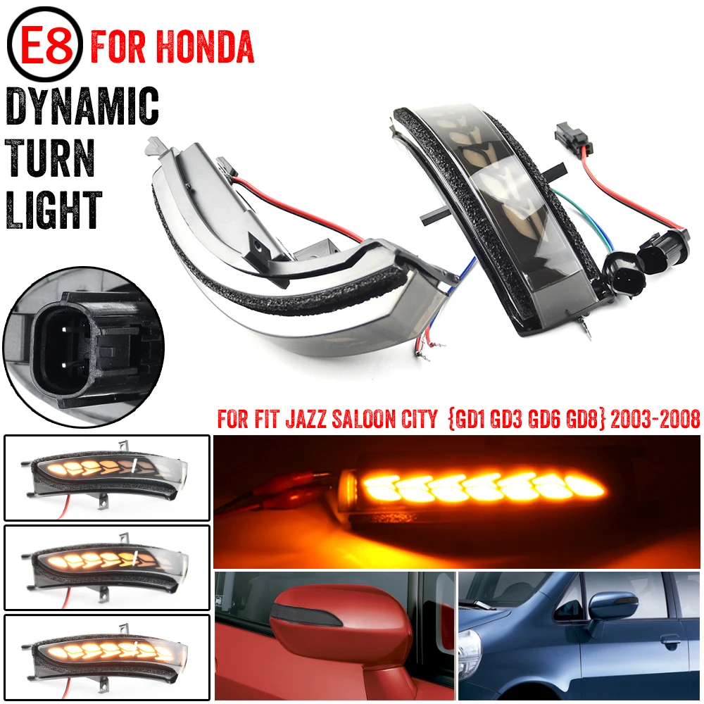 Rearview-Mirror-Dynamic-LED-Indicator-Lamps-For-Honda-FIT-JAZZ-GD1-GD3 ...