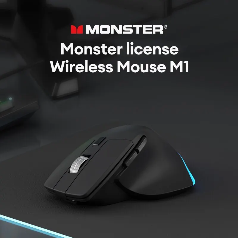 Monster-M1-2-4Ghz-Wireless-Vertical-Mouse-Computer-Bluetooth-Gaming ...