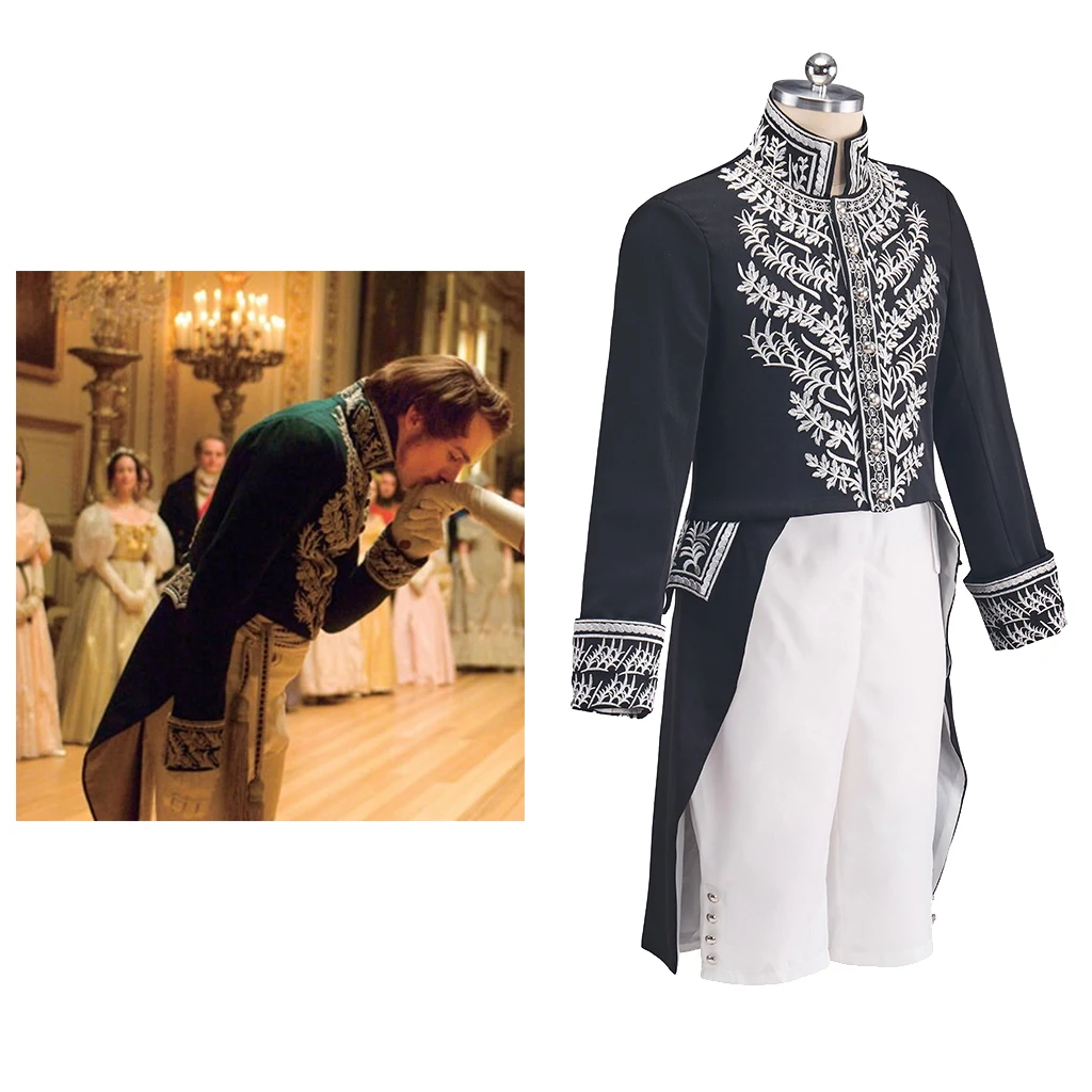 Movie Young Victorian Prince Albert Cosplay Costume Military Regency ...