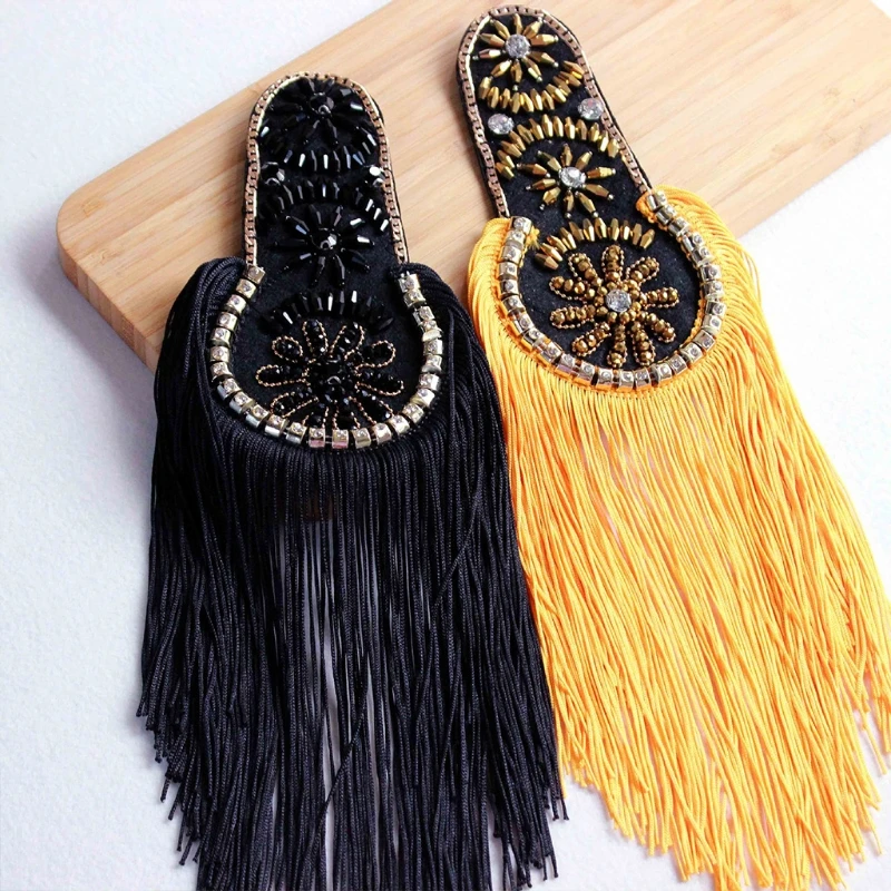 Tassels-Shoulder-Pads-Epaulet-Shoulder-Boards-Beaded-Shoulder-Badge ...