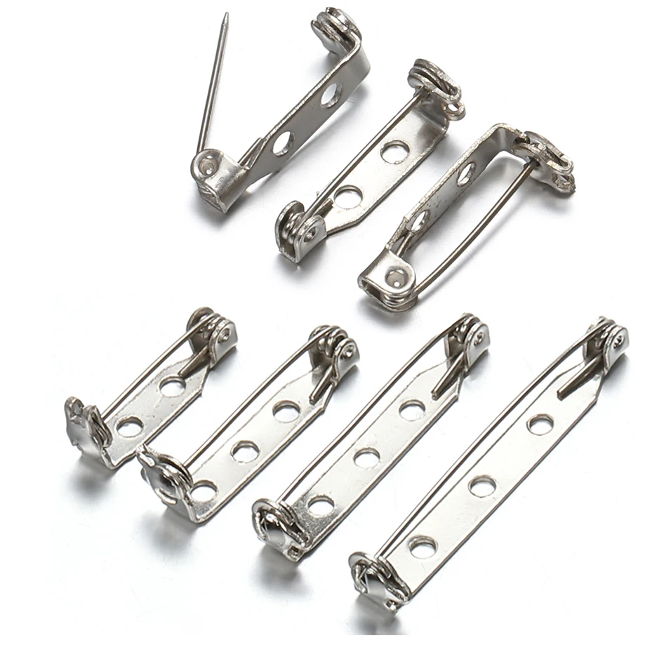 50 pièces broche en métal broches Base broche 20/25/30/38mm broche ...