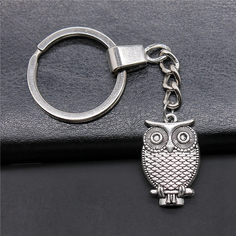 Fashion 2 Colors 28x18mm Owl Charms Pendants DIY Women & Men Jewelry ...
