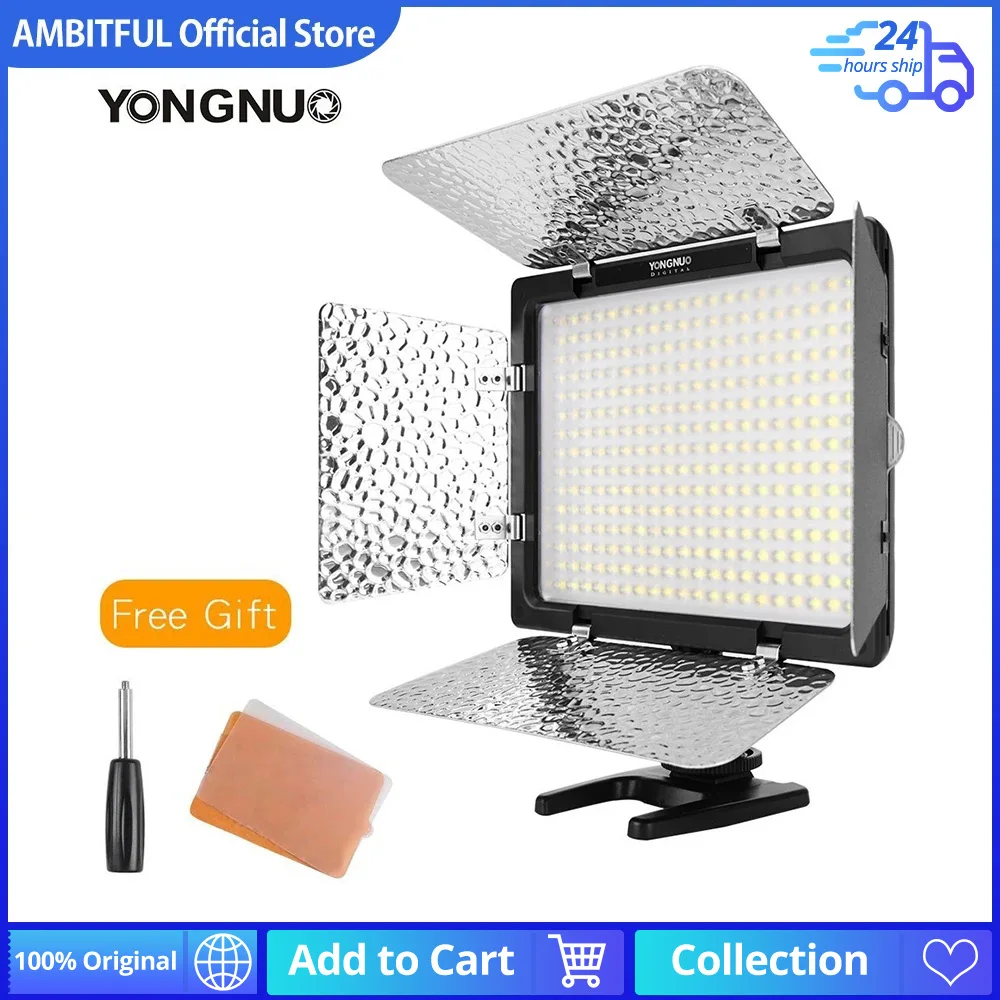 YONGNUO-YN300III-YN-300-III-LED-Camera-Video-Light-with-Adjustable ...