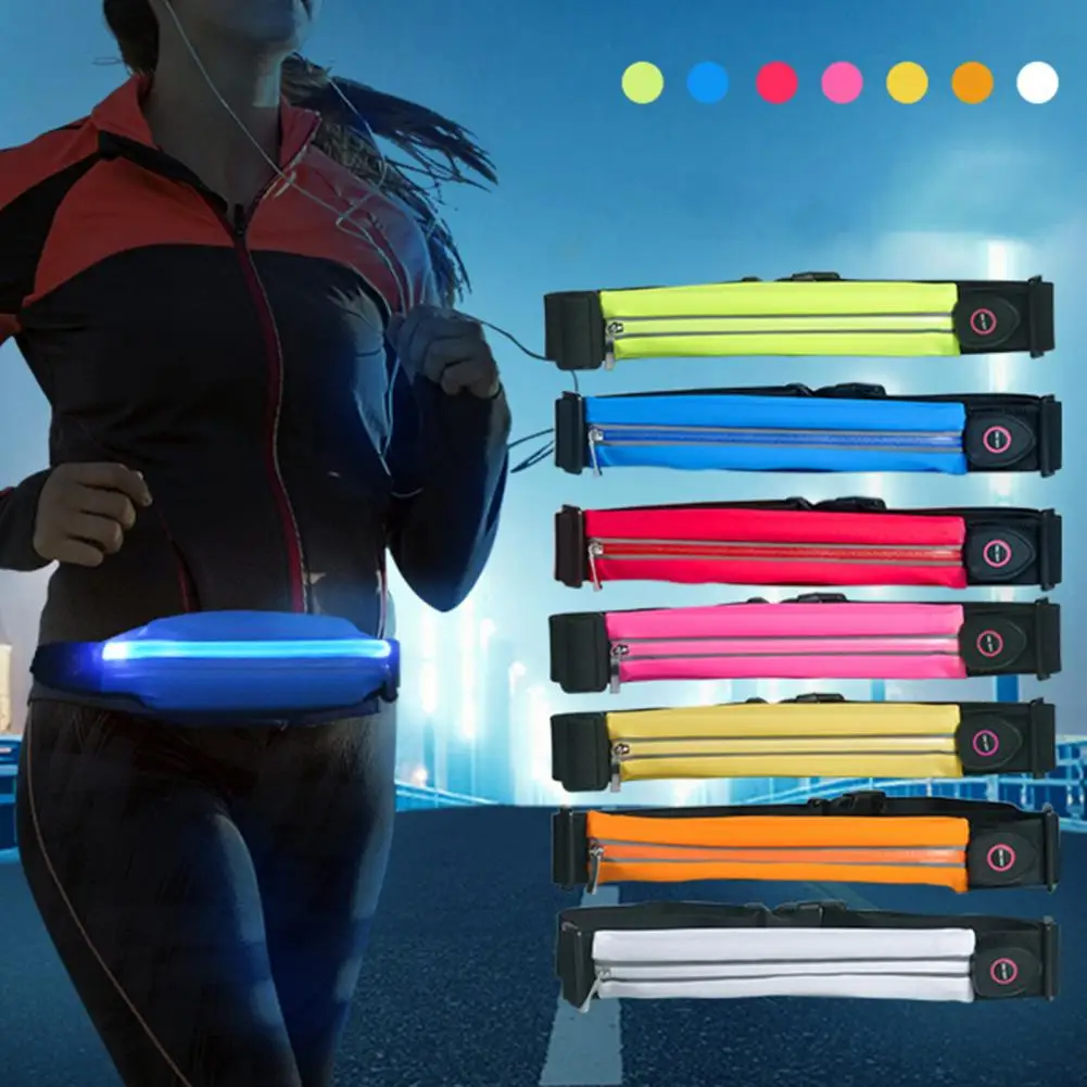 LED-Running-Belt-High-Visibility-3-Lighting-Modes-USB-Rechargeable ...