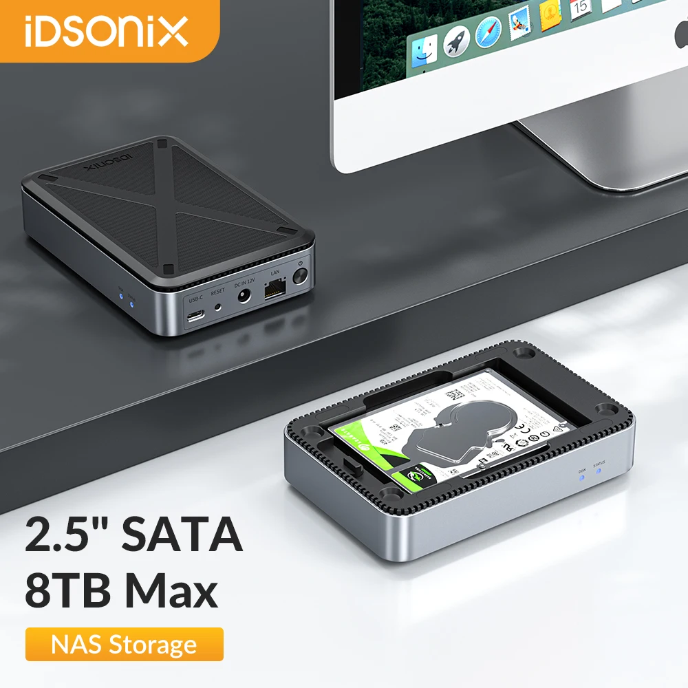 iDsonix-2-5-inch-SATA-Hard-Drive-Enclosure-NAS-Network-Storage-External ...