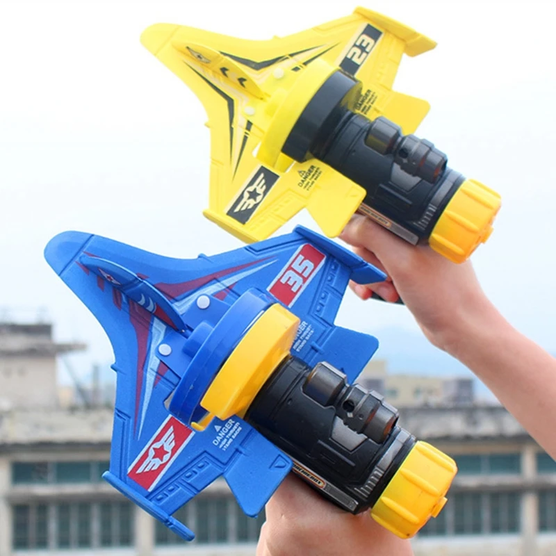 Catapult Airplane Gun Toy Airplane Launcher Shooting Sports Board Games ...