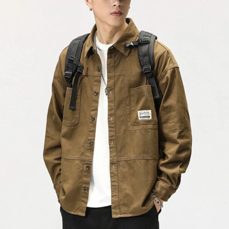 New-Spring-Fashion-Solid-Color-Fashion-American-Retro-High-Grade-Work ...