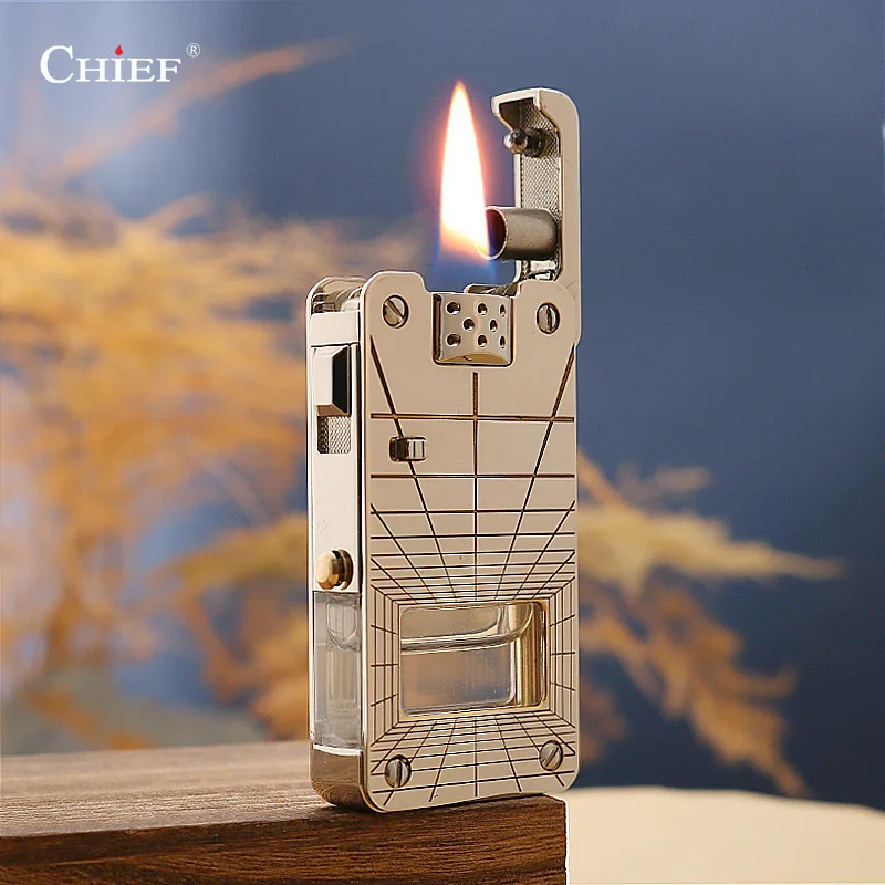 2025-Chief-Kerosene-Lighter-Creative-Transparent-Oil-Compartment-Can-Be ...
