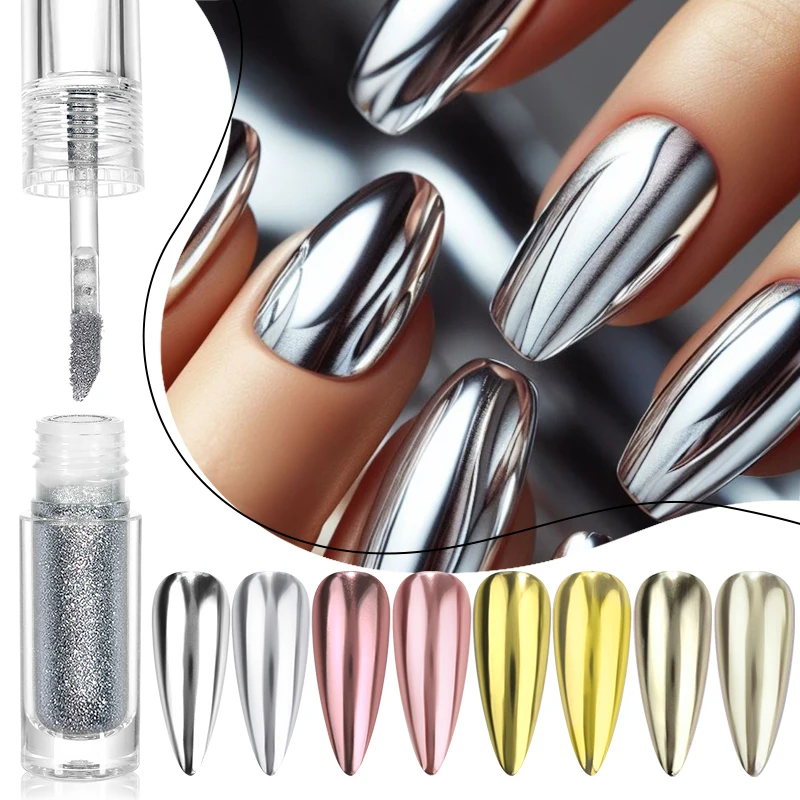 Nail-Liquid-Mirror-Powder-3g-Liquid-Metallic-Mirror-Effect-Semi ...