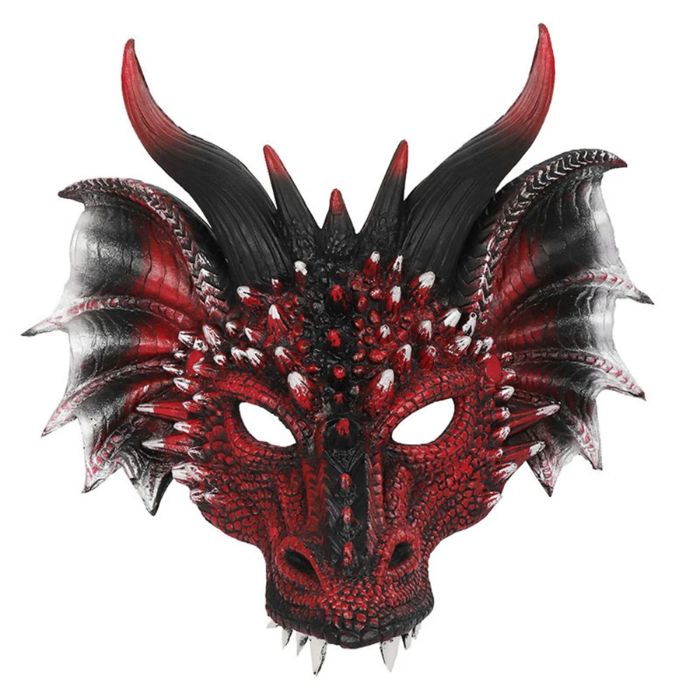 Dragon-Knight-Mask-Halloween-Masquerade-Dinosaur-Mask-Party-Cosplay ...